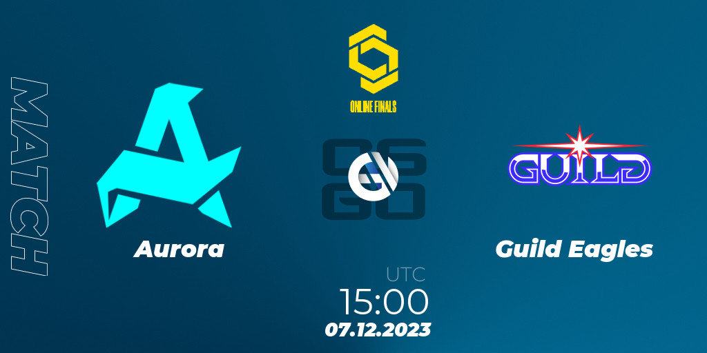 Aurora vs. Guild Eagles – Partida Concluída e Placar Final | CS2