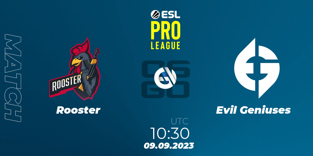 Rooster VS Evil Geniuses Counter-Strike (CS2) Dicas de apostas ...