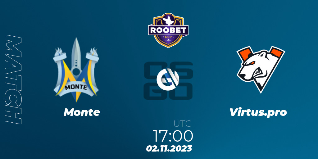 Monte VS Virtus.pro Counter-Strike (CS2) Dicas de apostas, transmissão, resultados ao vivo ...