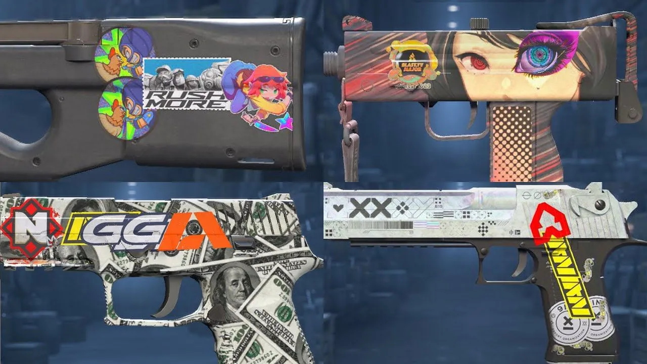 Compreender os autocolantes do CS2 - Blog de esportes e jogos de computador