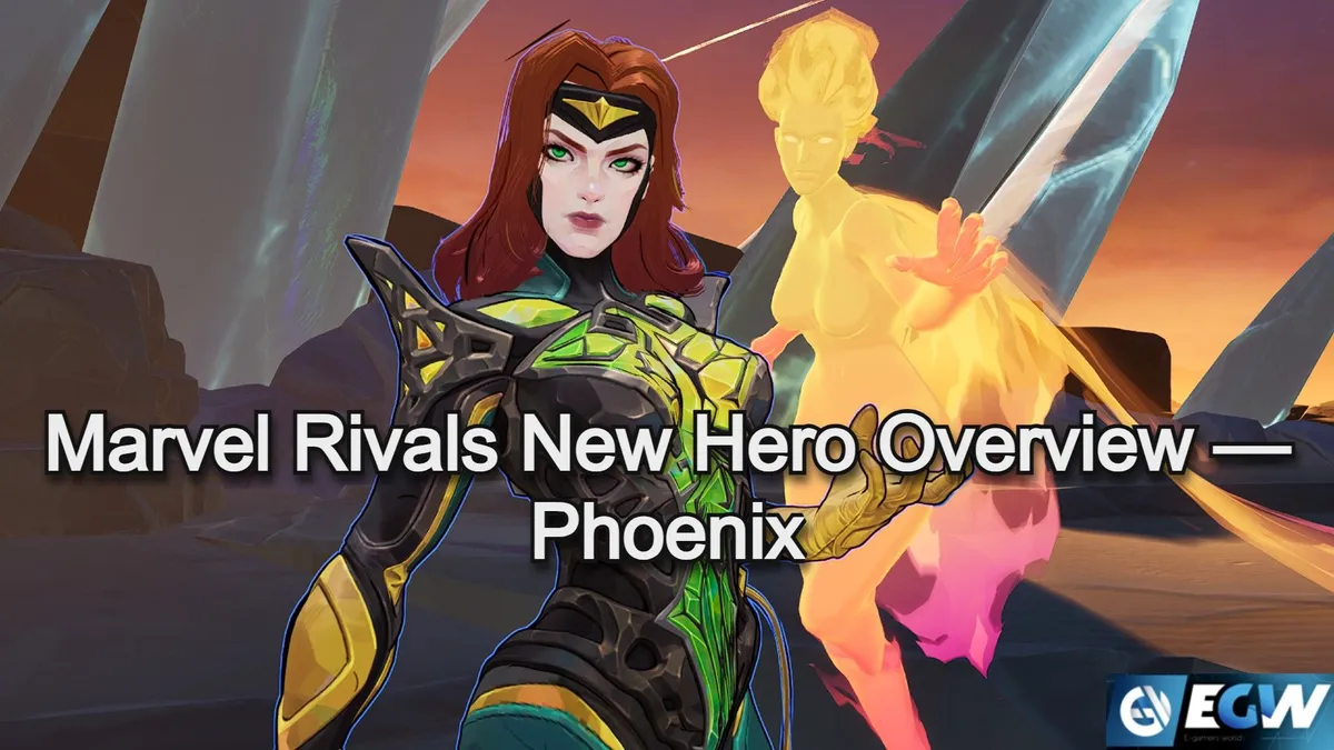Visão geral do novo herói de Marvel Rivals - Fénix