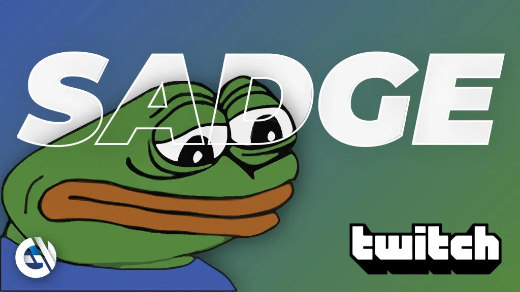 O que significa o popular emoji Twitch Sadge? - Blog de esportes e ...