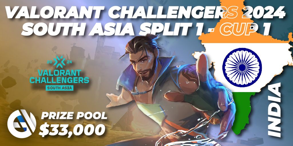 VALORANT Challengers 2024: South Asia Split 1 - Cup 1 🎮 VALORANT torneio 📅 Calendário de jogos ...
