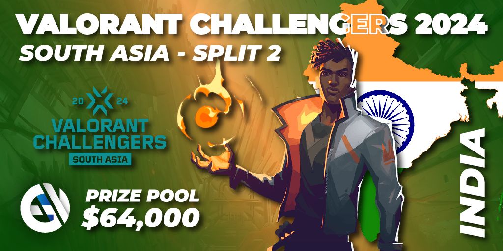 VALORANT Challengers 2024: South Asia - Split 2 🎮 VALORANT torneio 📅 Calendário de jogos em ...