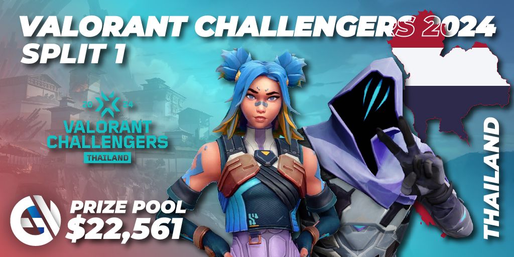 VALORANT Challengers Thailand 2024: Split 1 🎮 VALORANT torneio 📅 Calendário de jogos em ...